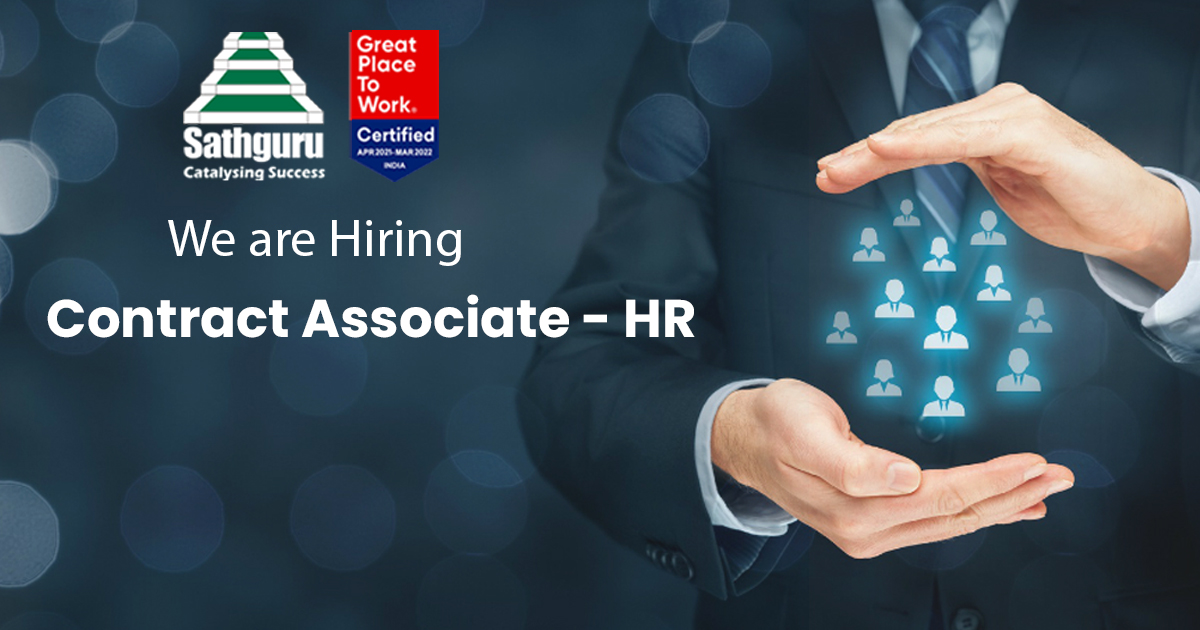 We are Hiring | Contract Associate - HR