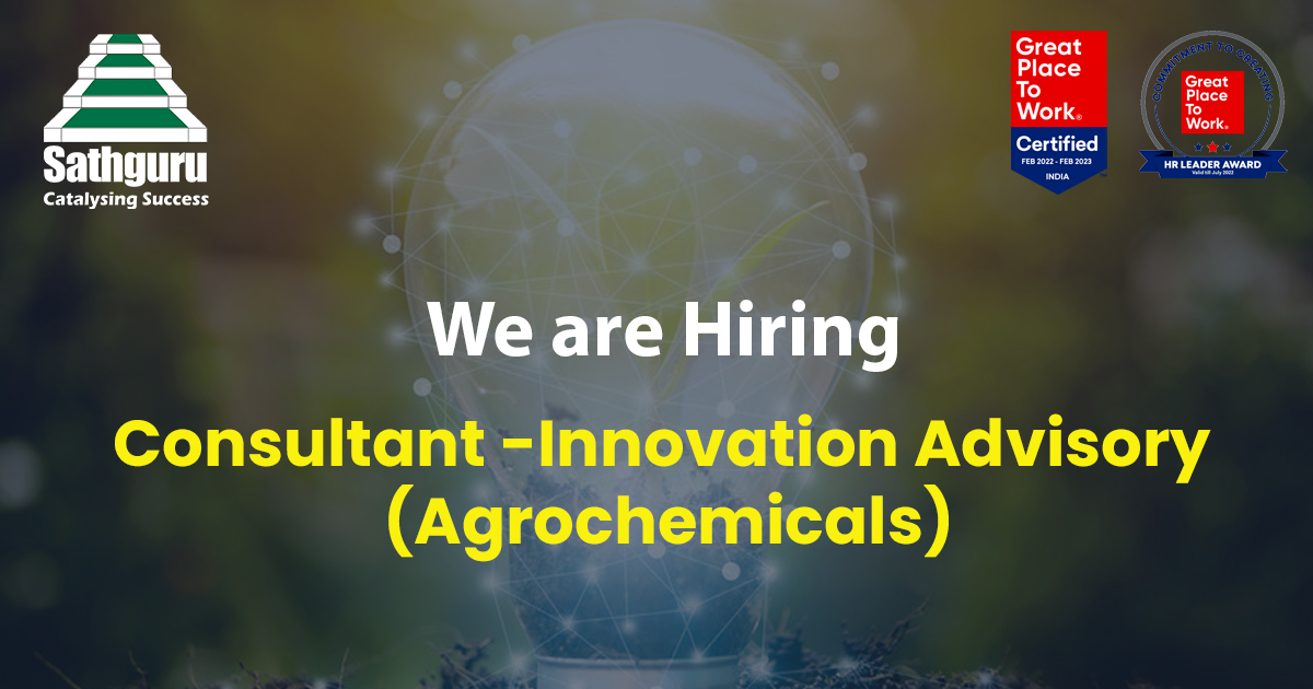 Consultant - Innovation Advisory (Agrochemicals)