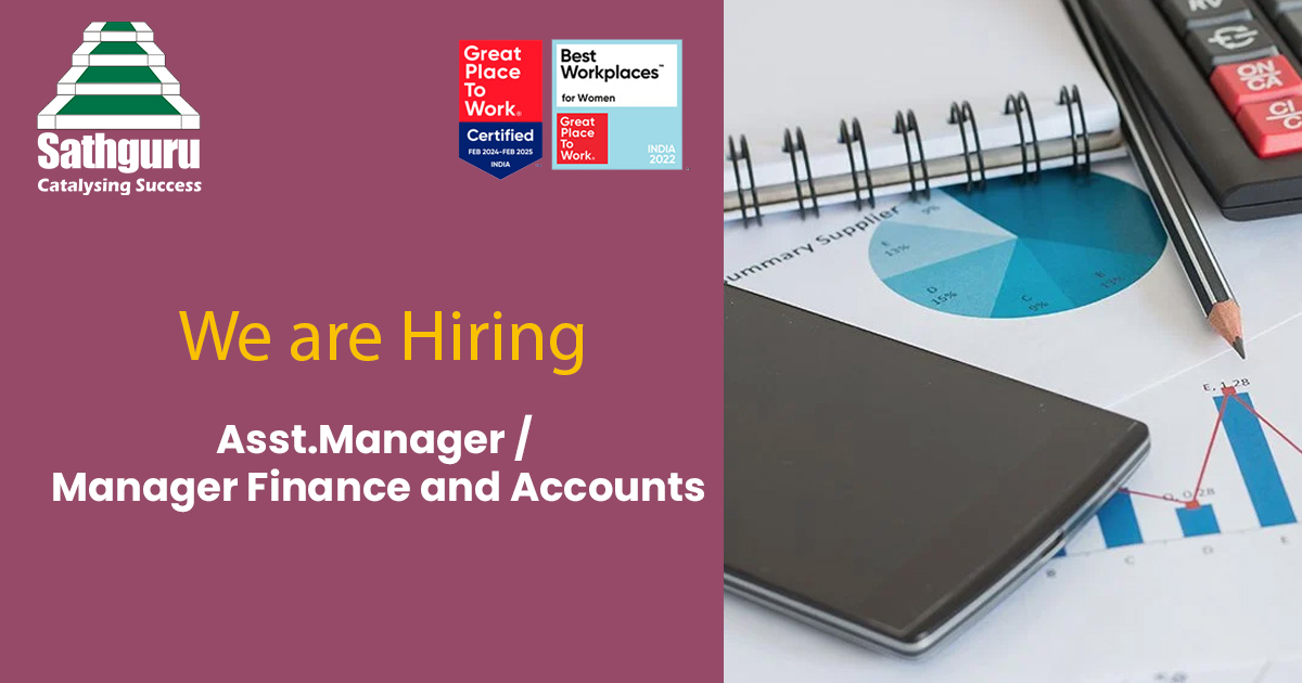 Asst.Manager / Manager Finance and Accounts – Sathguru Inc